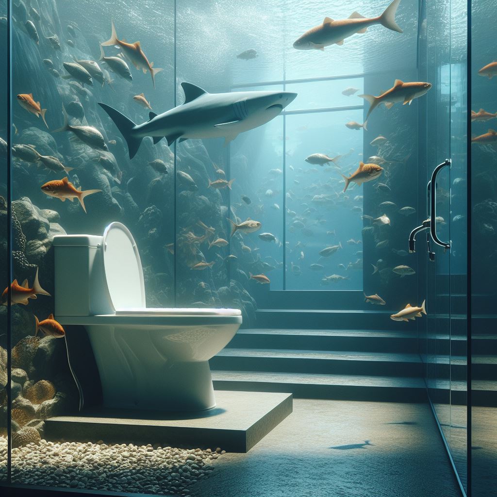 Aquarium Toilet: Immerse Yourself in Underwater Wonder in the Bathroom ...