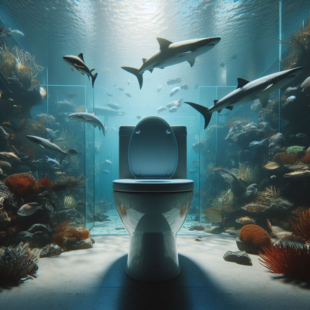 Aquarium Toilet: Immerse Yourself in Underwater Wonder in the Bathroom ...
