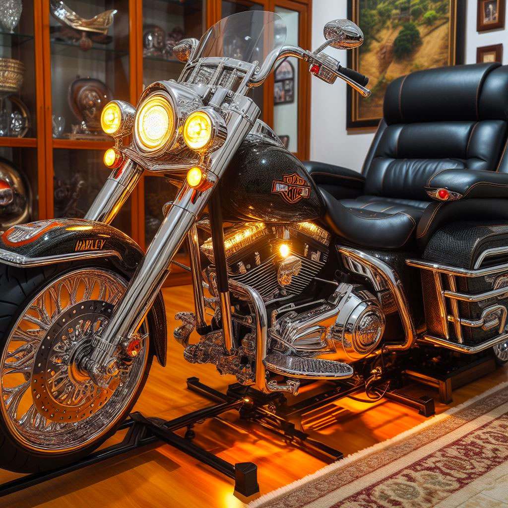Harley Davidson Recliner Chair Unleashing Creativity in Speed-Inspired ...