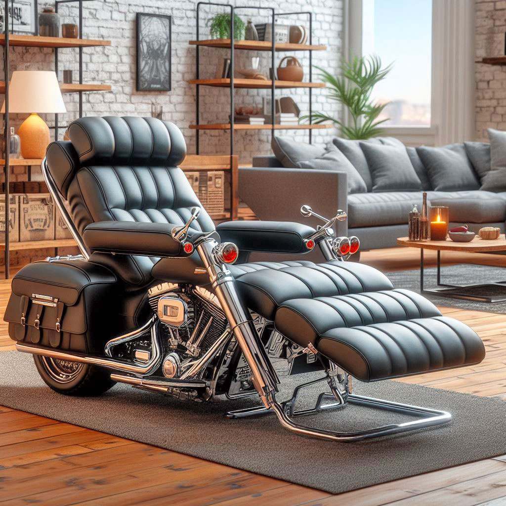 Harley Davidson Recliner Chair Unleashing Creativity in Speed-Inspired ...