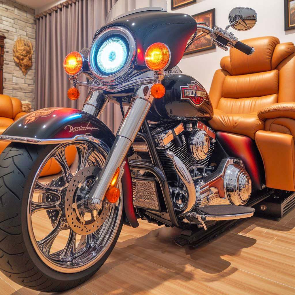 Harley Davidson Recliner Chair Unleashing Creativity in Speed-Inspired ...