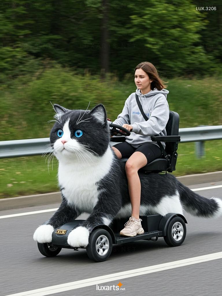 Cat Inspired Mobility Scooter - Unique and Stylish Design for Pet Lovers - LuxArts