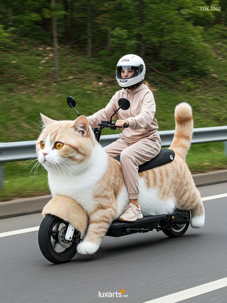 Cat Scooter – Unique Cute Electric Scooter with Cat Design - LuxArts