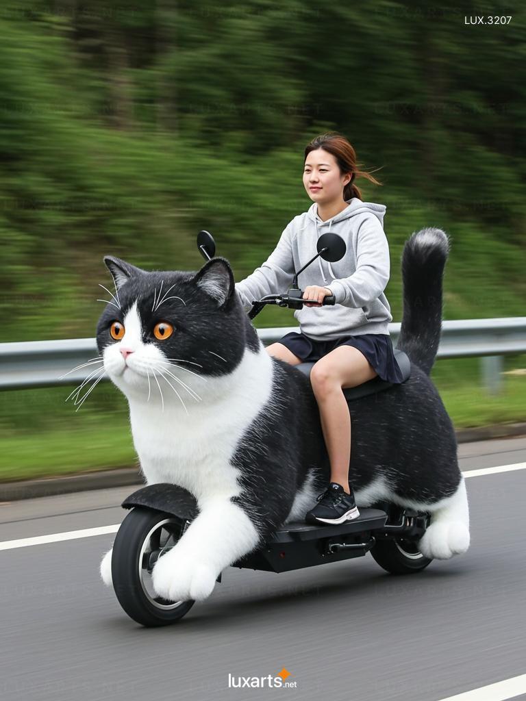 Cat Scooter – Unique Cute Electric Scooter with Cat Design - LuxArts