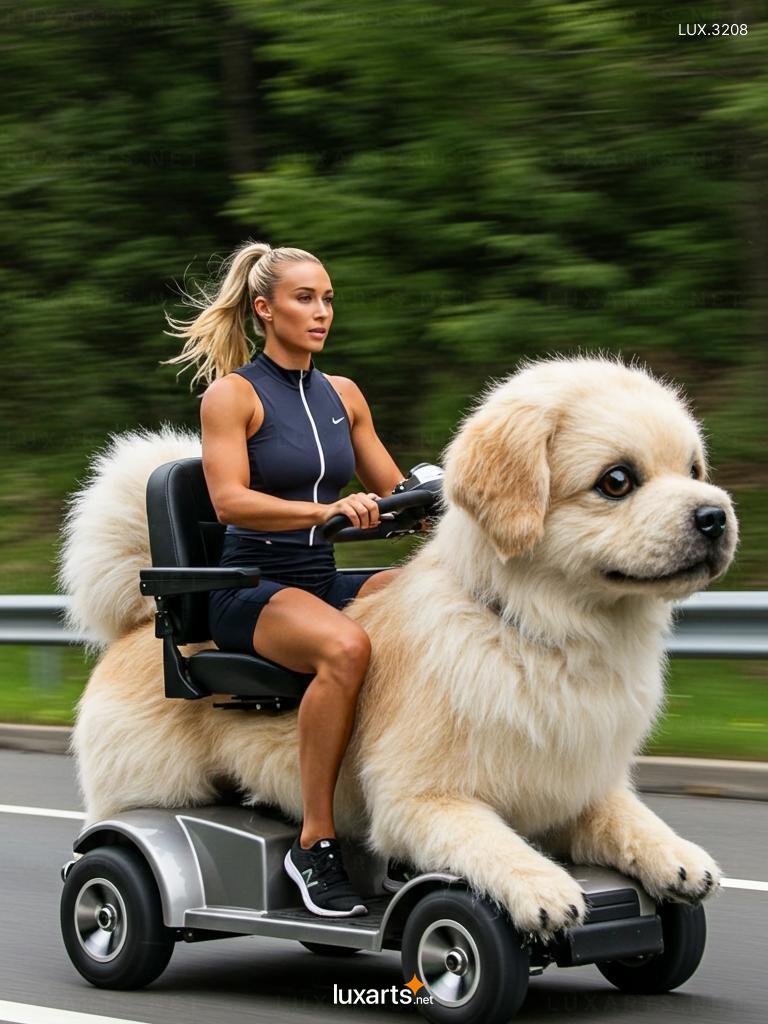 Dog Shaped Mobility Scooter – Unique Pet-Inspired Electric Scooter for ...