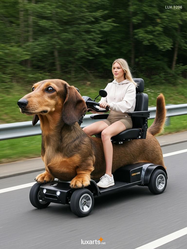 Dog Shaped Mobility Scooter – Unique Pet-Inspired Electric Scooter for ...