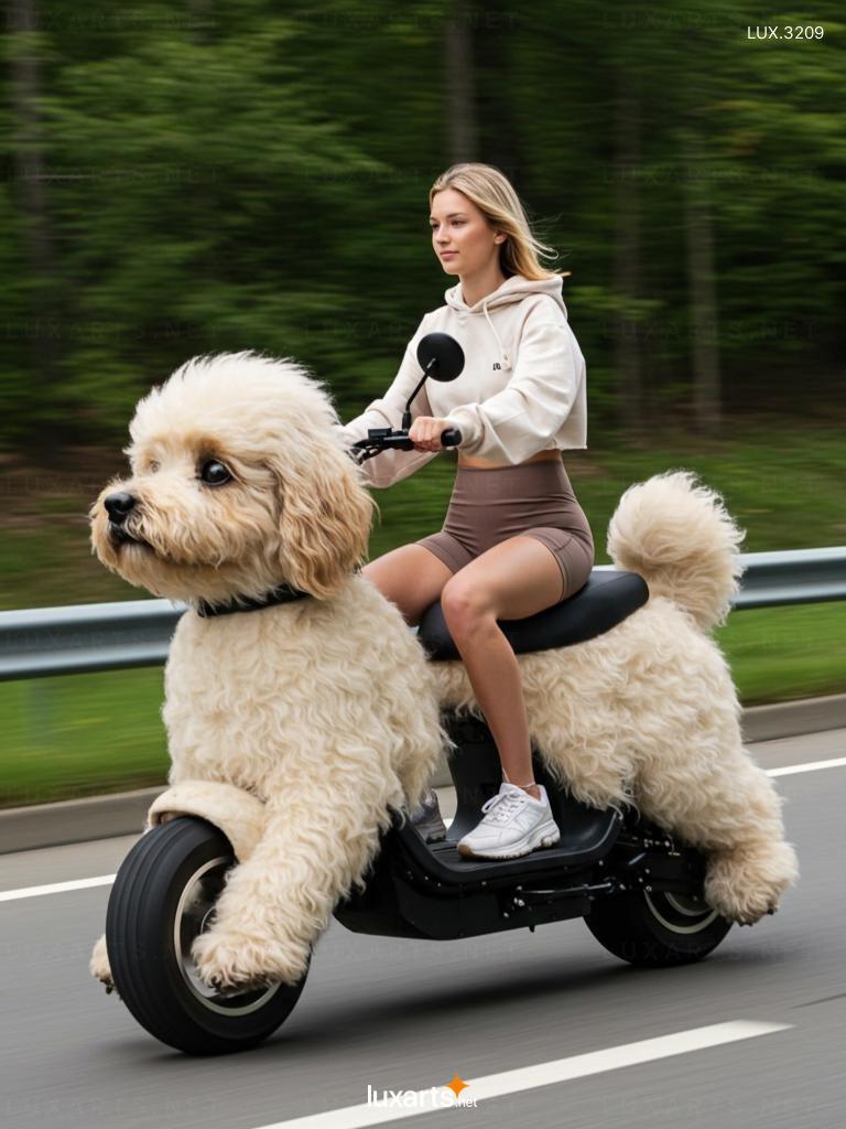 Dog Shaped Electric Scooter – Stand Out with This Trendy Animal-Themed ...