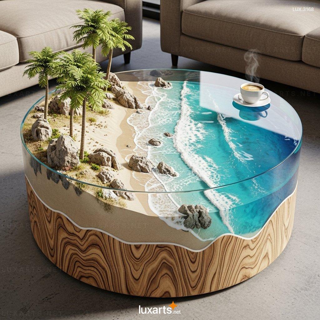 Epoxy Beach Scene Coffee Table: Stunning Coastal Design for Your Home ...