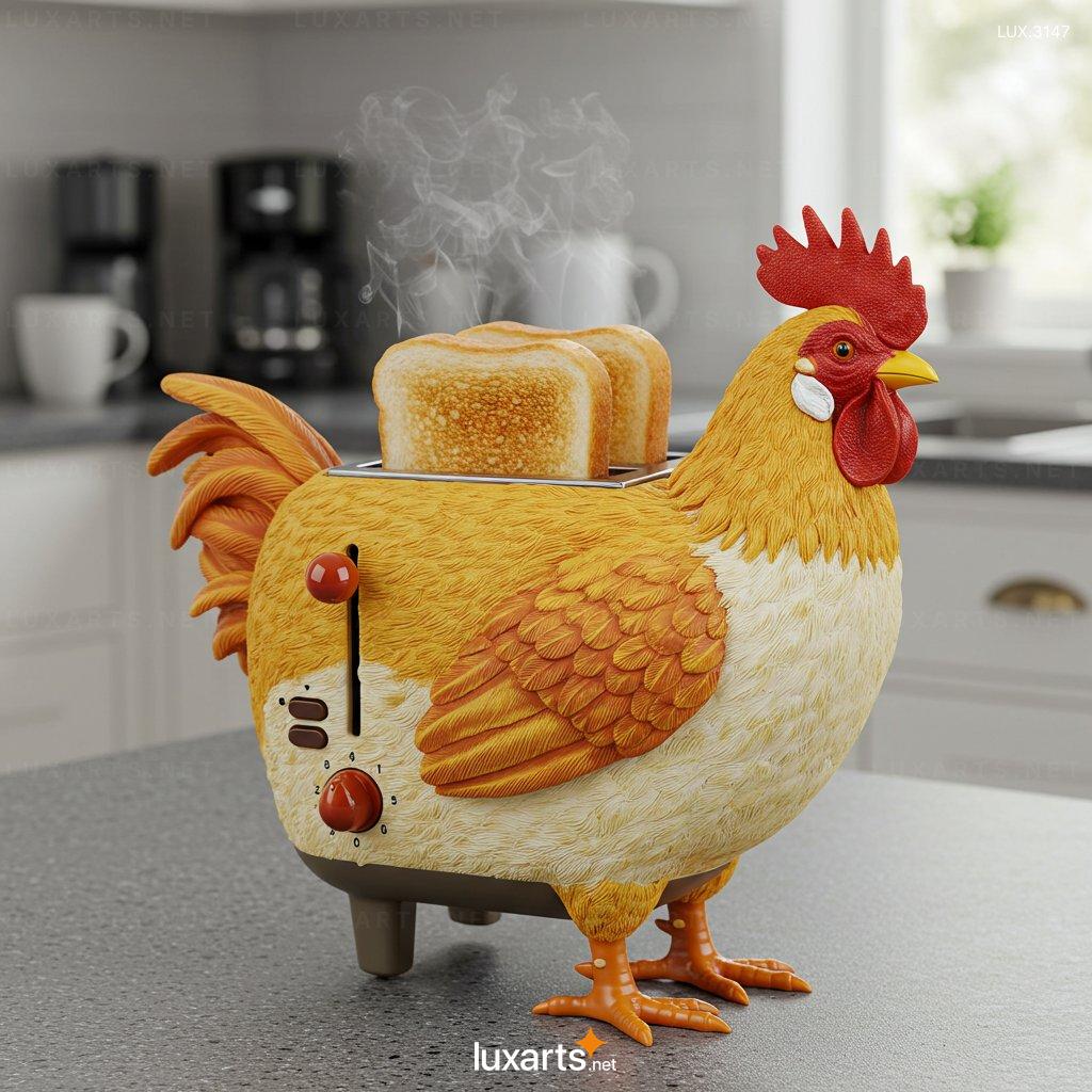 Rooster Shaped Toaster – Stylish & Fun Kitchen Gadget for Breakfast ...