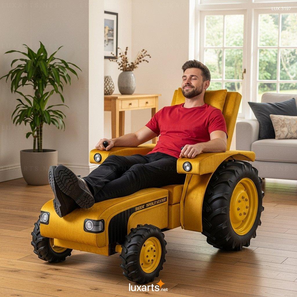 Tractor Shaped Recliners – Combining Fun Design & Cozy Relaxation - LuxArts