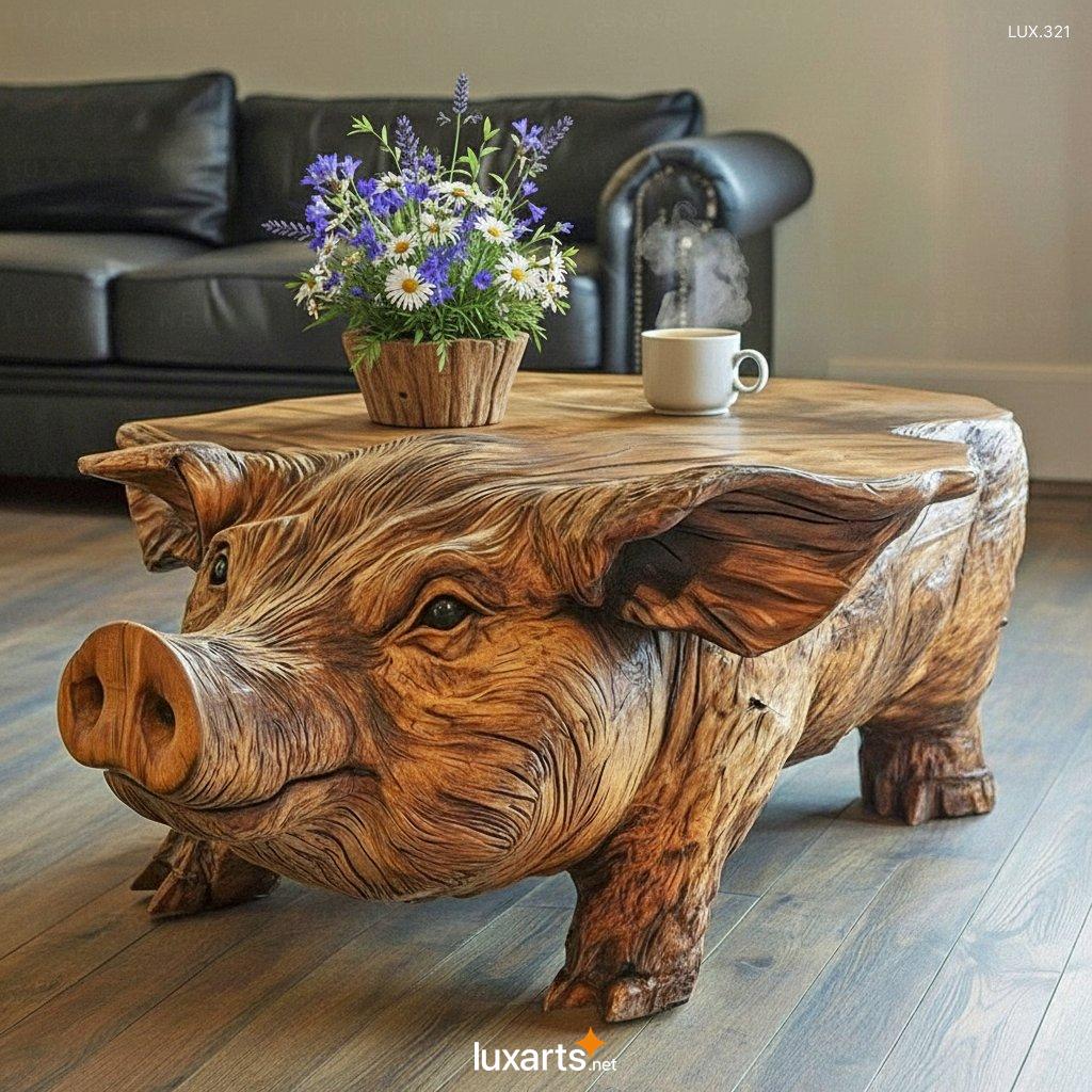 Whimsical Elegance Elevate Your Space with Wooden Animal Coffee Tables ...
