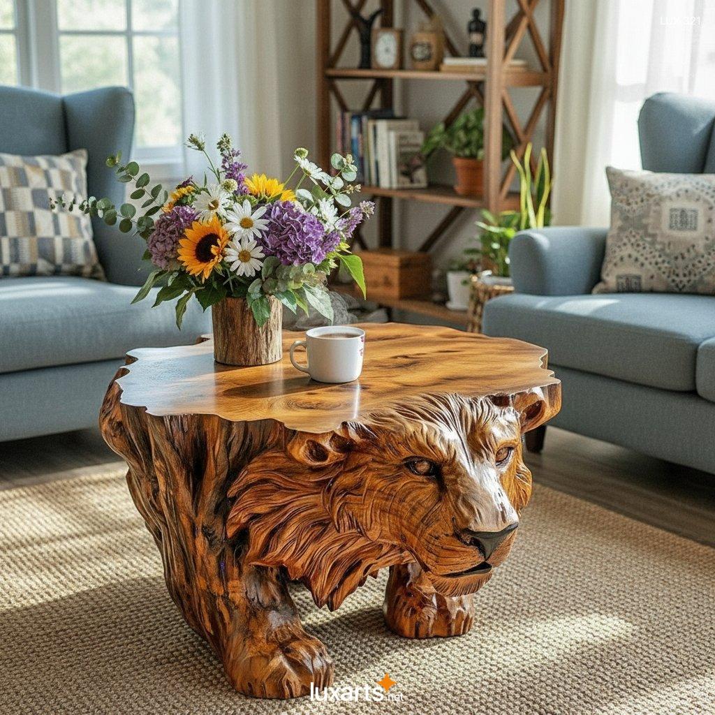 Whimsical Elegance Elevate Your Space with Wooden Animal Coffee Tables ...