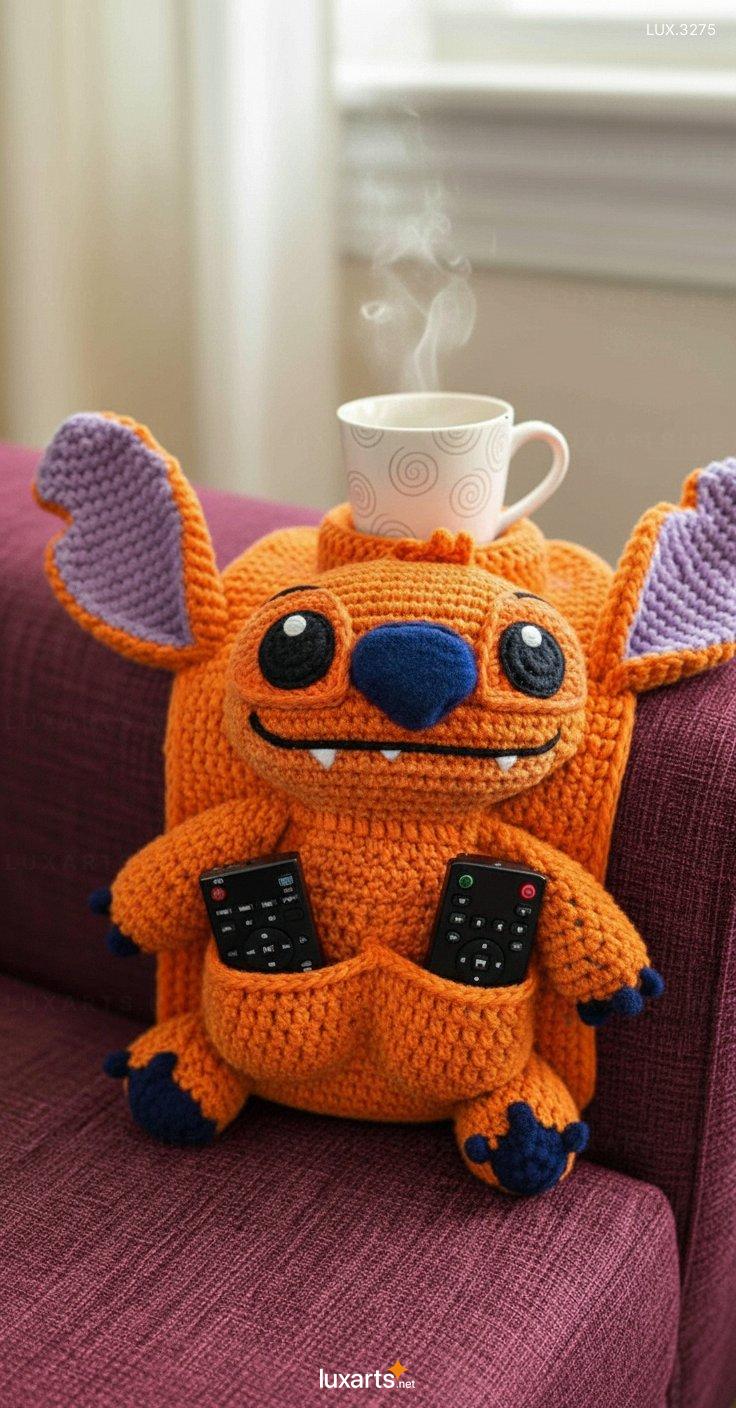 Crochet Stitch Sofa Organizer – Stylish & Functional Storage for Your ...