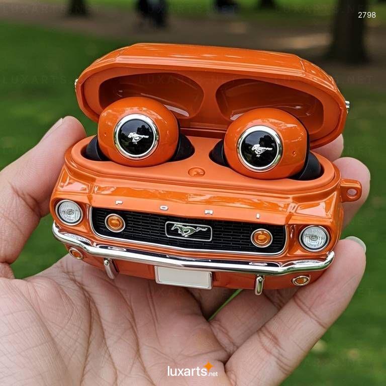 Mustang-Shaped Earbuds – Classic Car-Inspired Wireless Earphones - LuxArts