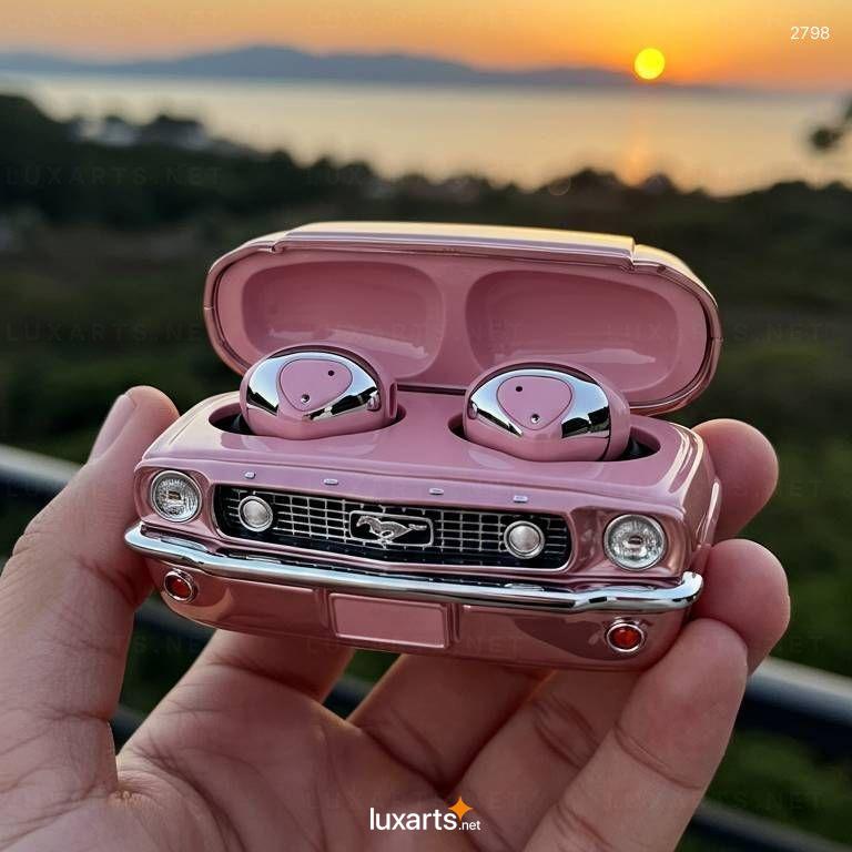 Mustang-Shaped Earbuds – Classic Car-Inspired Wireless Earphones - LuxArts