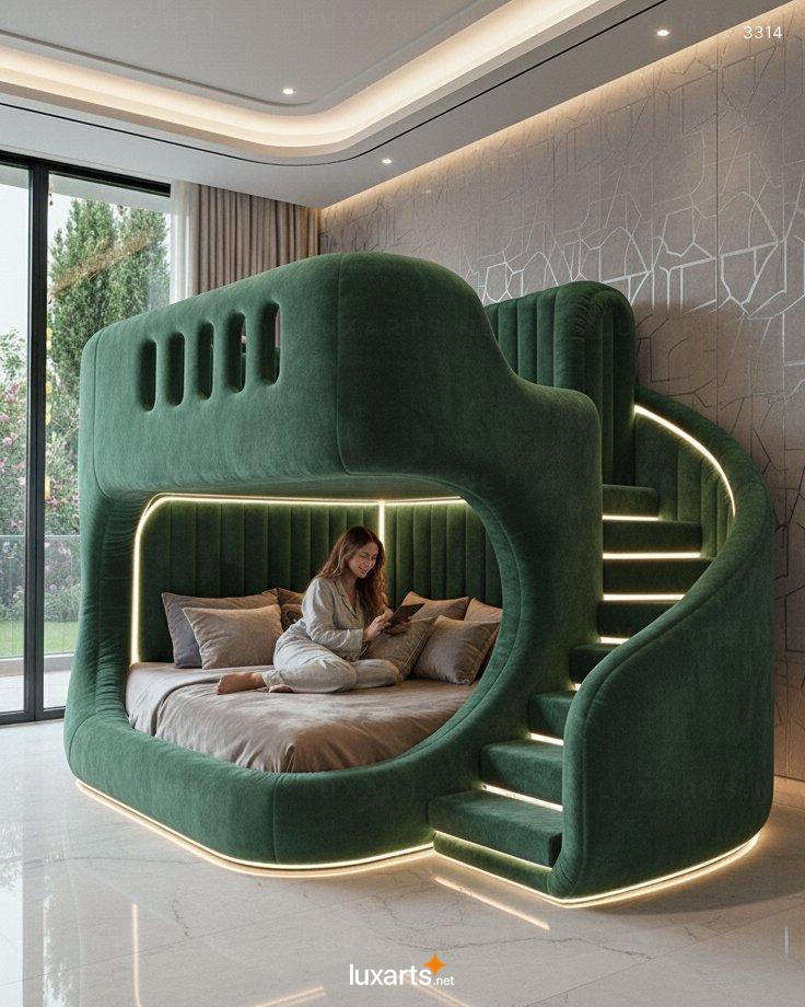 Upholstered Bunk Bed: Stylish & Comfortable Space-Saving Solution for ...