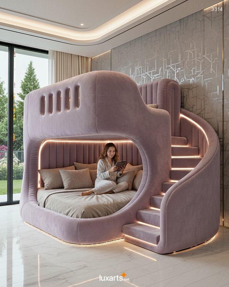 Upholstered Bunk Bed: Stylish & Comfortable Space-Saving Solution for ...