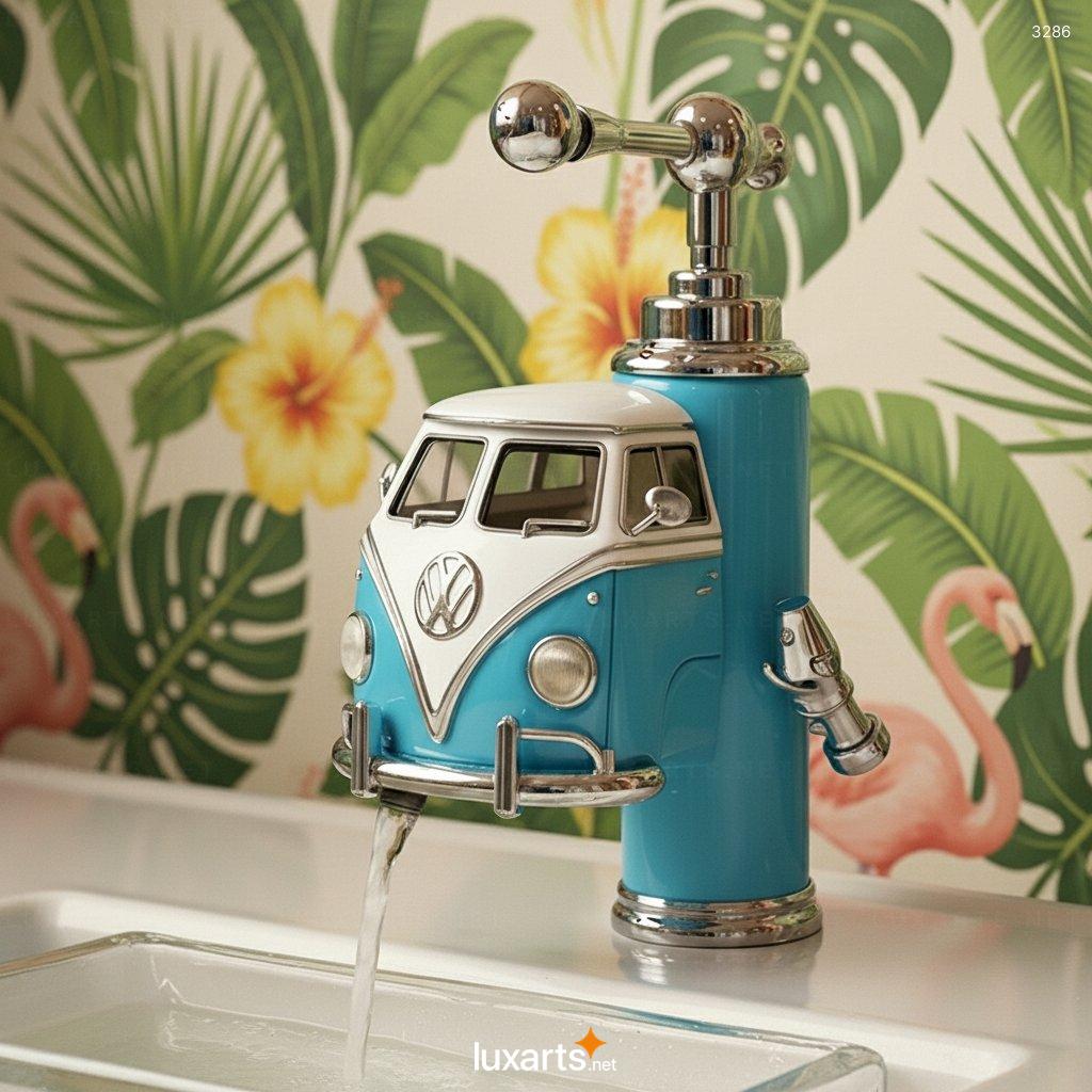 VW Bus Shaped Faucet – Unique Retro Design for Kitchen & Bathroom Sinks ...
