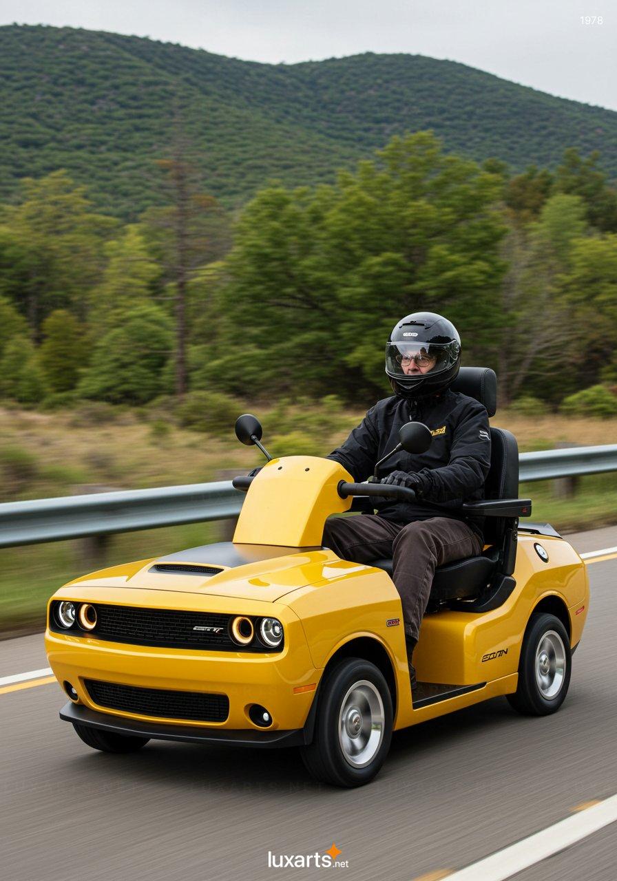 Dodge Challenger Mobility Scooter: A Bold Fusion of Classic Muscle Car Design and Modern ...
