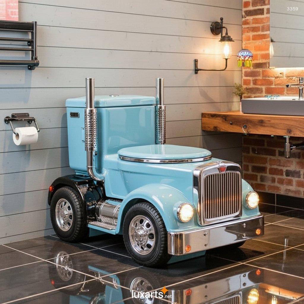 Semi Truck Toilet: A Bold and Thematic Bathroom Fixture for Truck ...