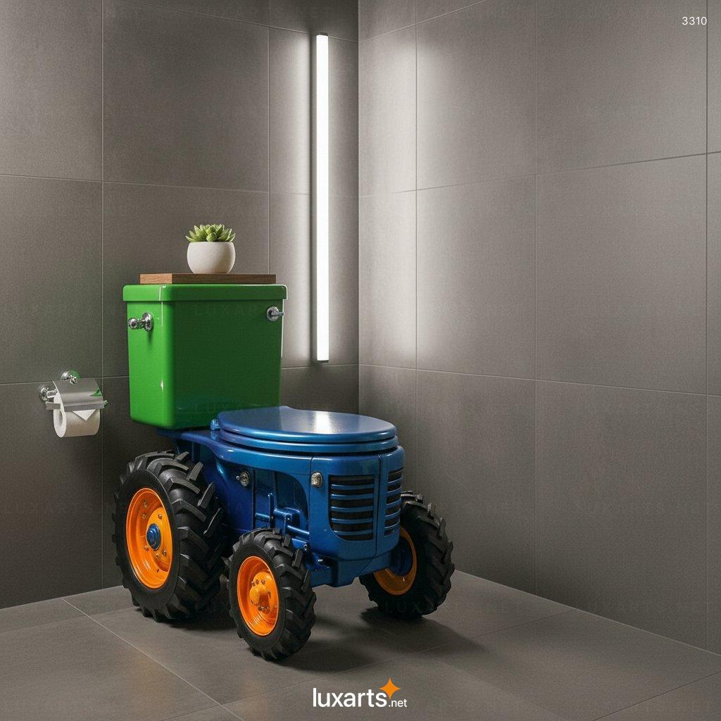 Tractor Shaped Toilet: The Unexpected Fusion of Farm Machinery and ...
