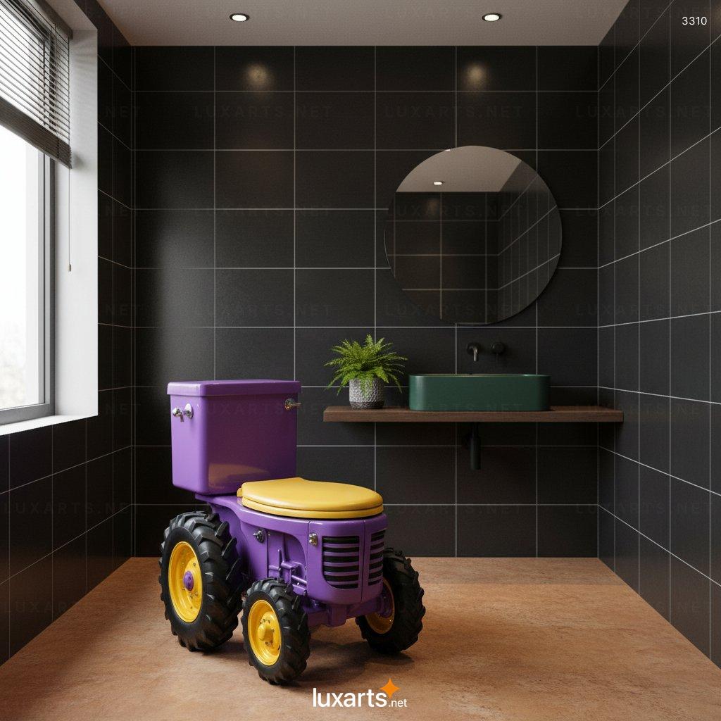 Tractor Shaped Toilet: The Unexpected Fusion of Farm Machinery and ...