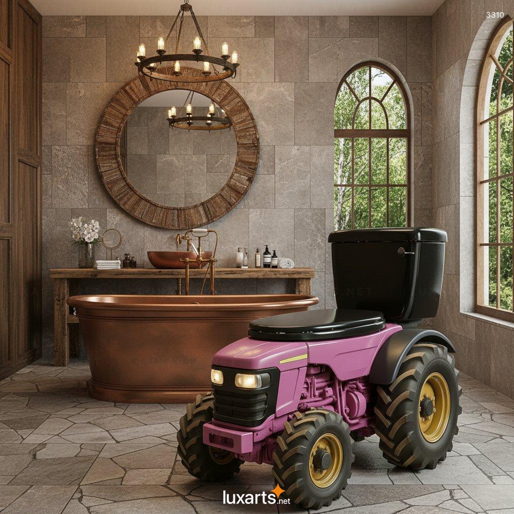 Tractor Shaped Toilet: The Unexpected Fusion of Farm Machinery and ...