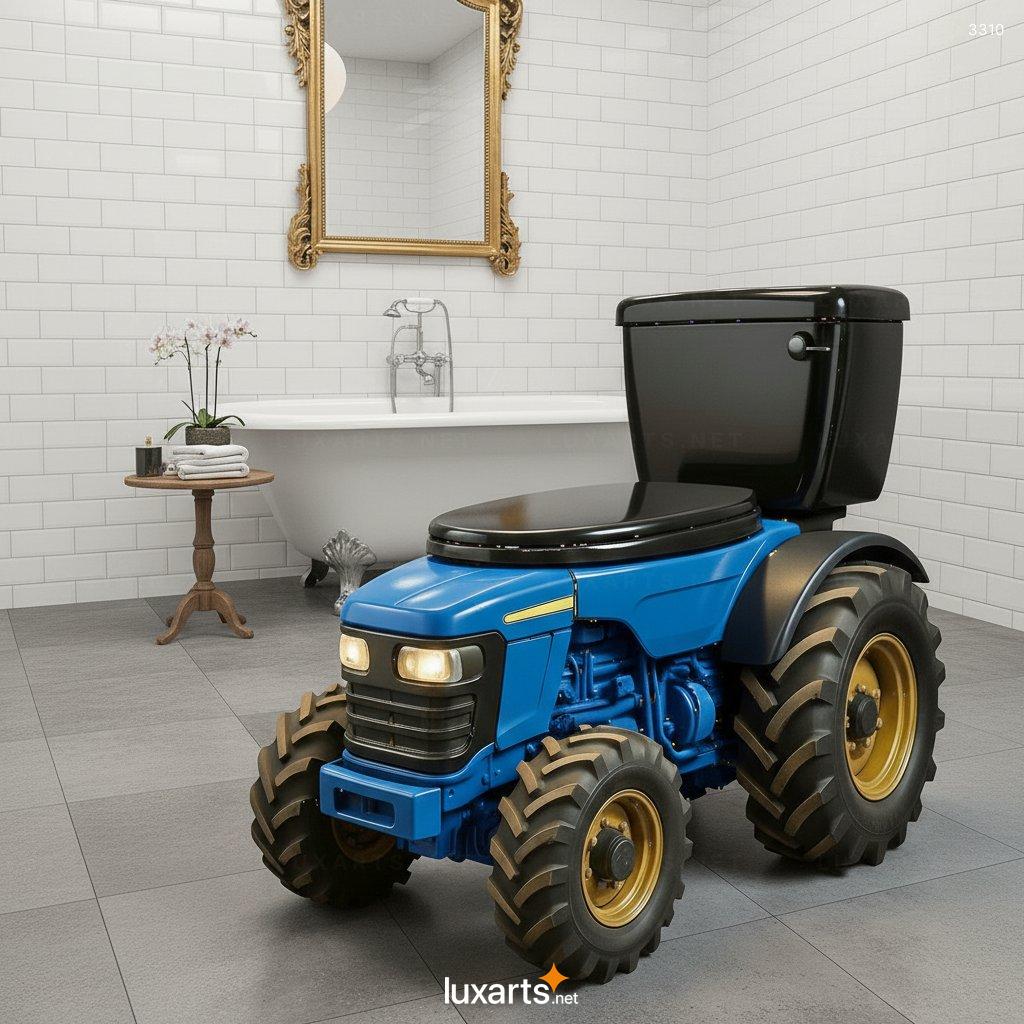 Tractor Shaped Toilet: The Unexpected Fusion of Farm Machinery and ...