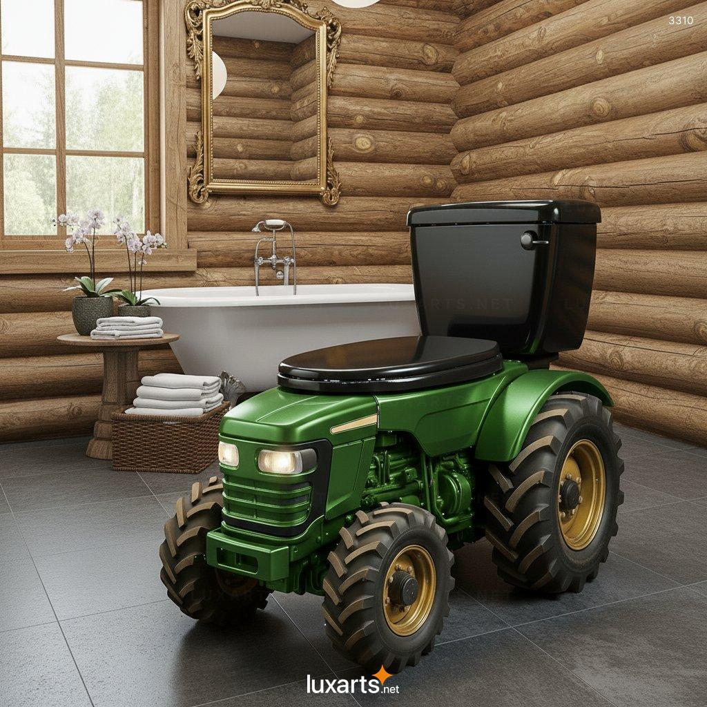 Tractor Shaped Toilet: The Unexpected Fusion of Farm Machinery and ...