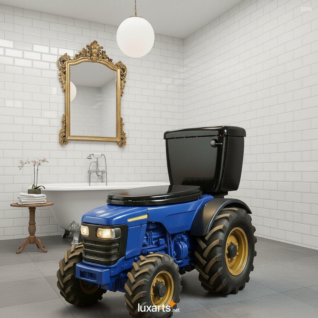 Tractor Shaped Toilet: The Unexpected Fusion of Farm Machinery and ...