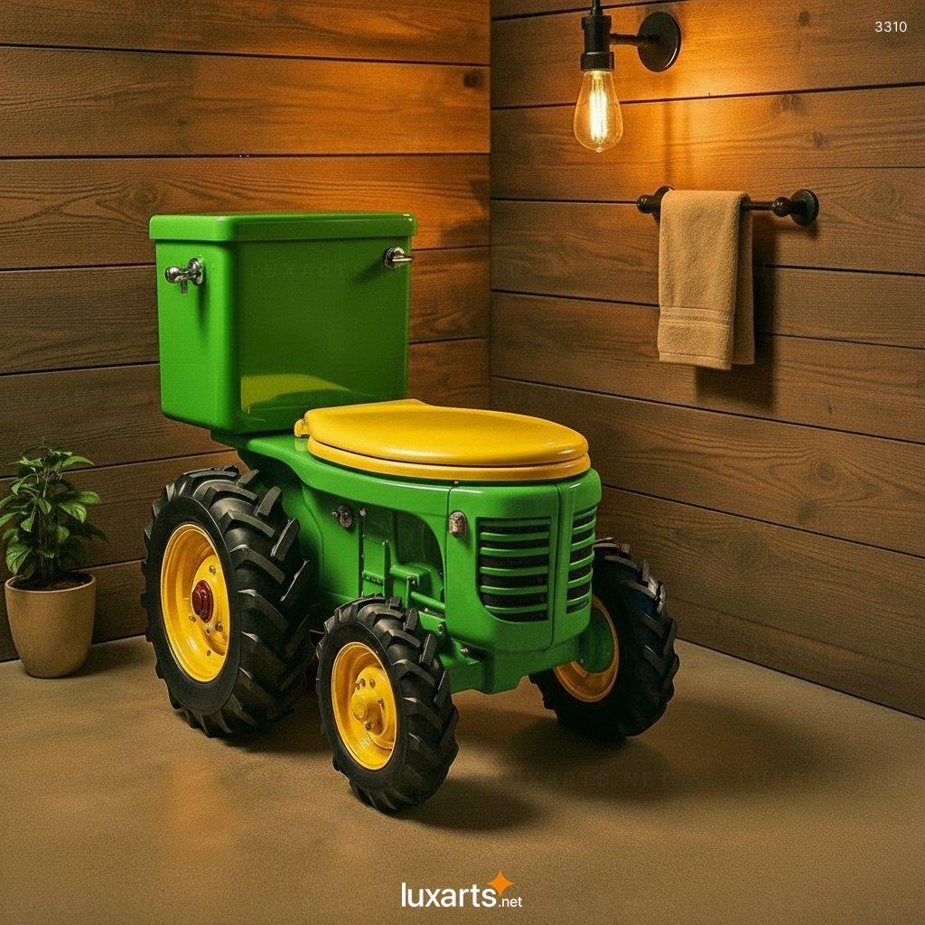 Tractor Shaped Toilet: The Unexpected Fusion of Farm Machinery and ...