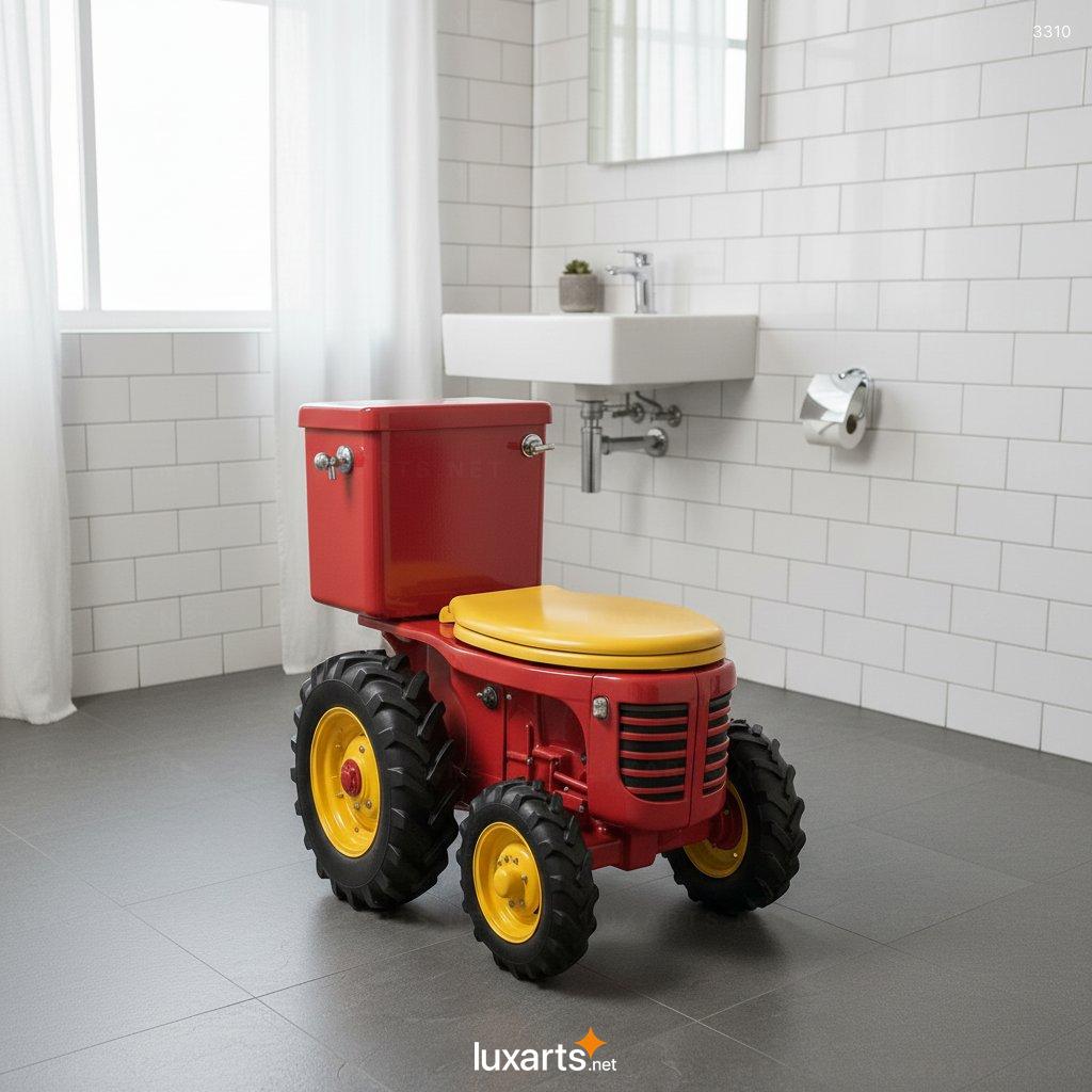 Tractor Shaped Toilet: The Unexpected Fusion of Farm Machinery and ...