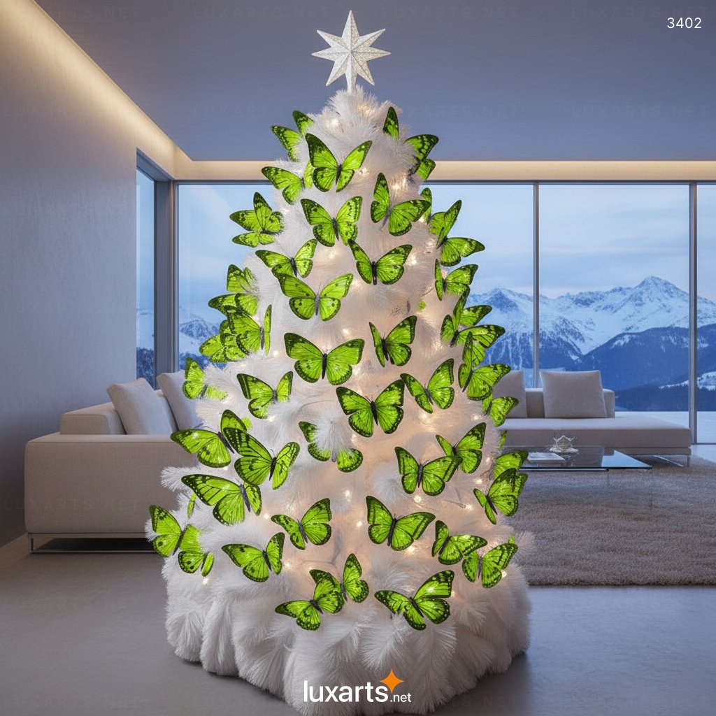 Butterfly Themed Christmas Trees: Enchanting Holiday Decorations ...