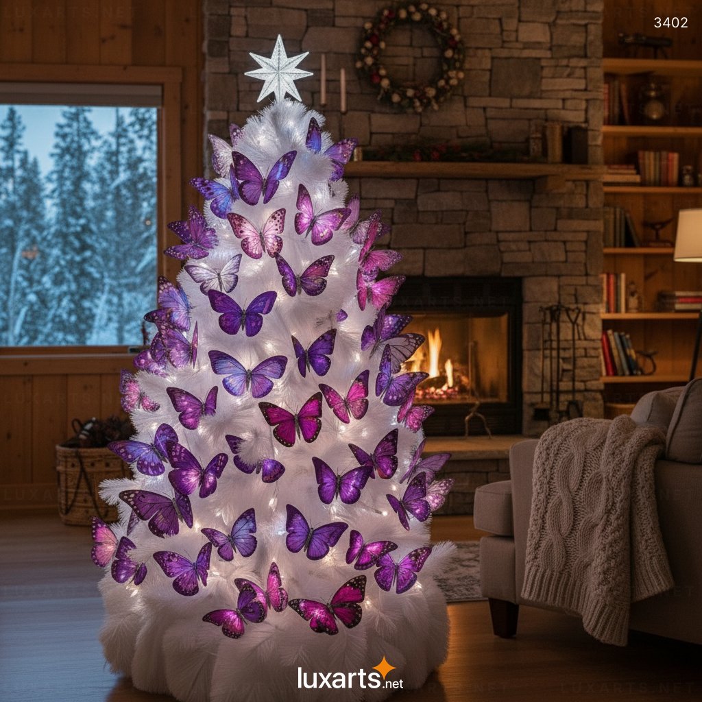 Butterfly Themed Christmas Trees: Enchanting Holiday Decorations ...