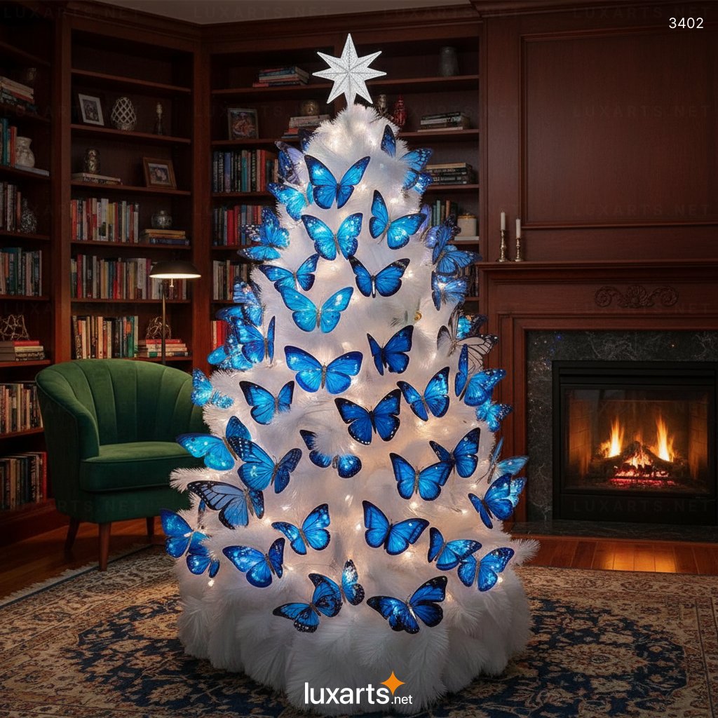 Butterfly Themed Christmas Trees: Enchanting Holiday Decorations ...