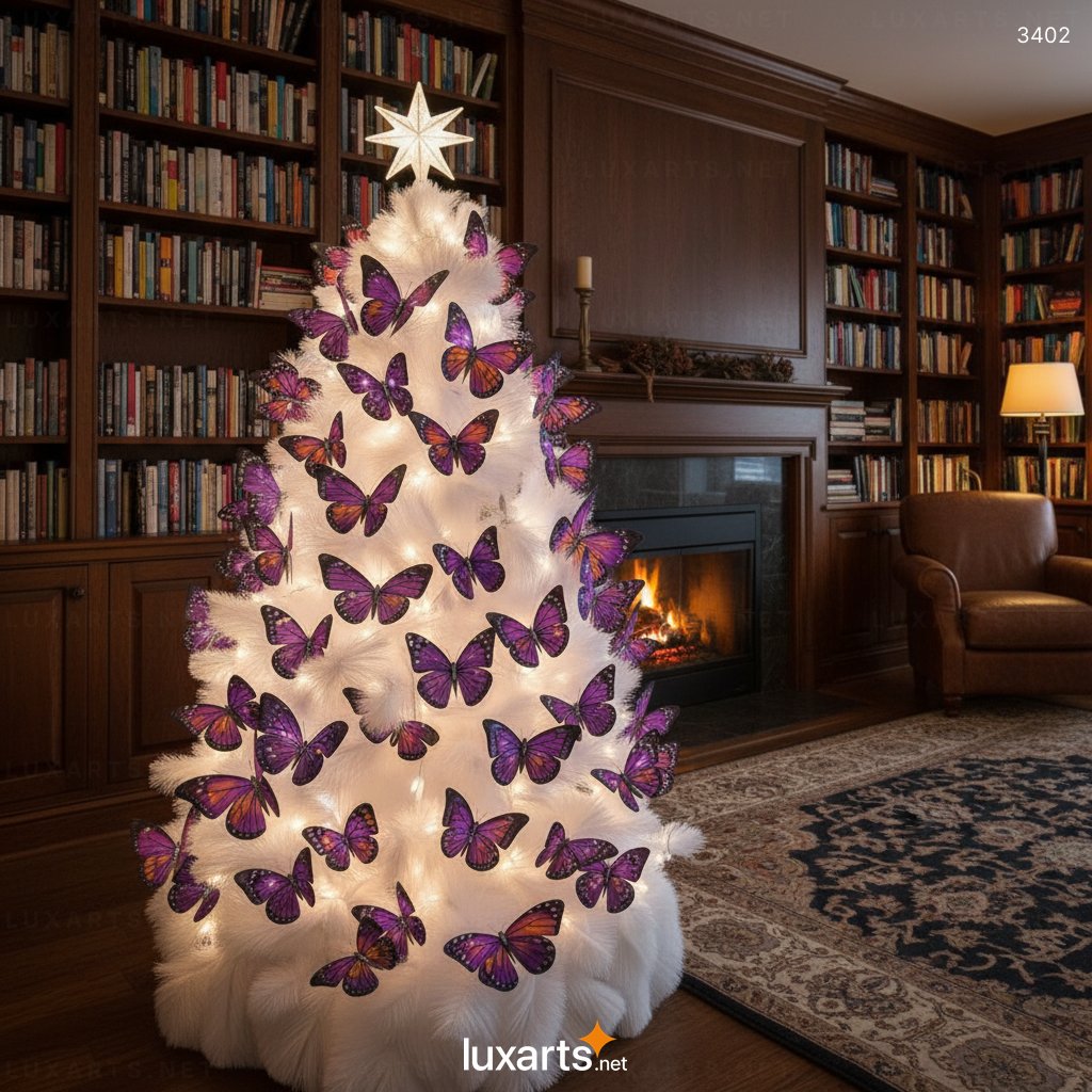 Butterfly Themed Christmas Trees: Enchanting Holiday Decorations ...