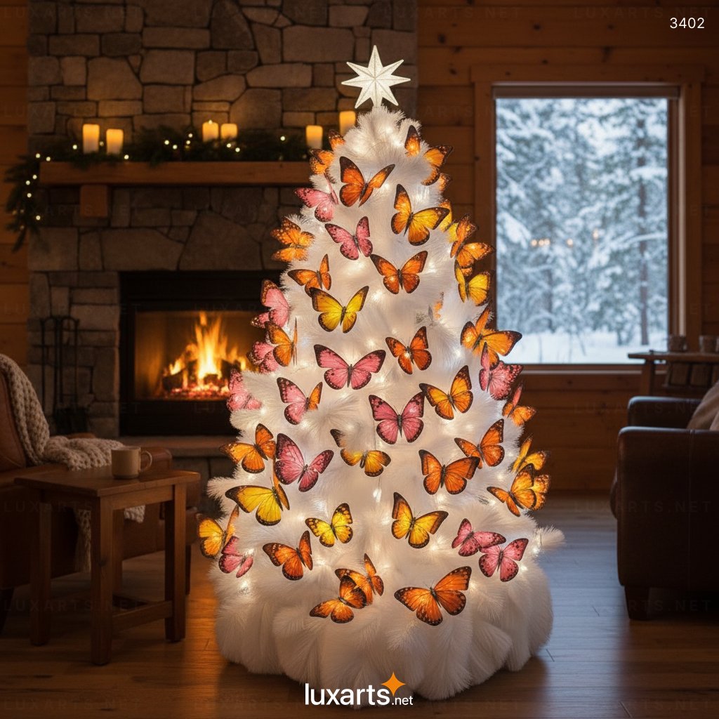 Butterfly Themed Christmas Trees: Enchanting Holiday Decorations ...