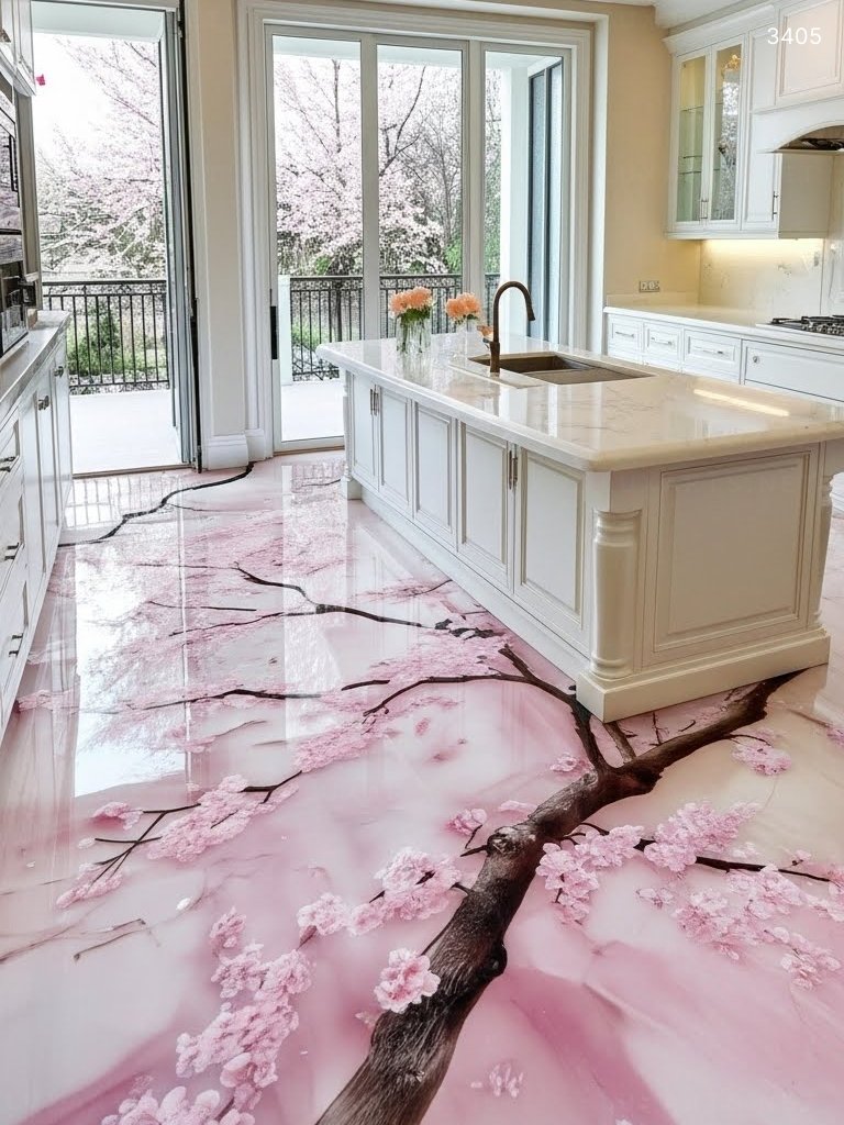 These Epoxy Tree Flooring Designs: Nature-Inspired Art for Stunning ...