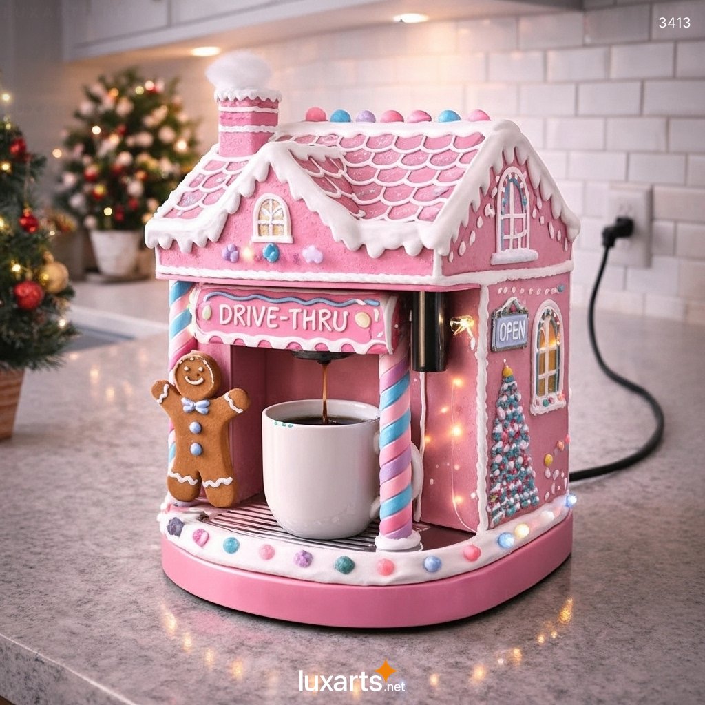 Gingerbread House Shaped Coffee Maker: A Whimsical Holiday Addition to ...