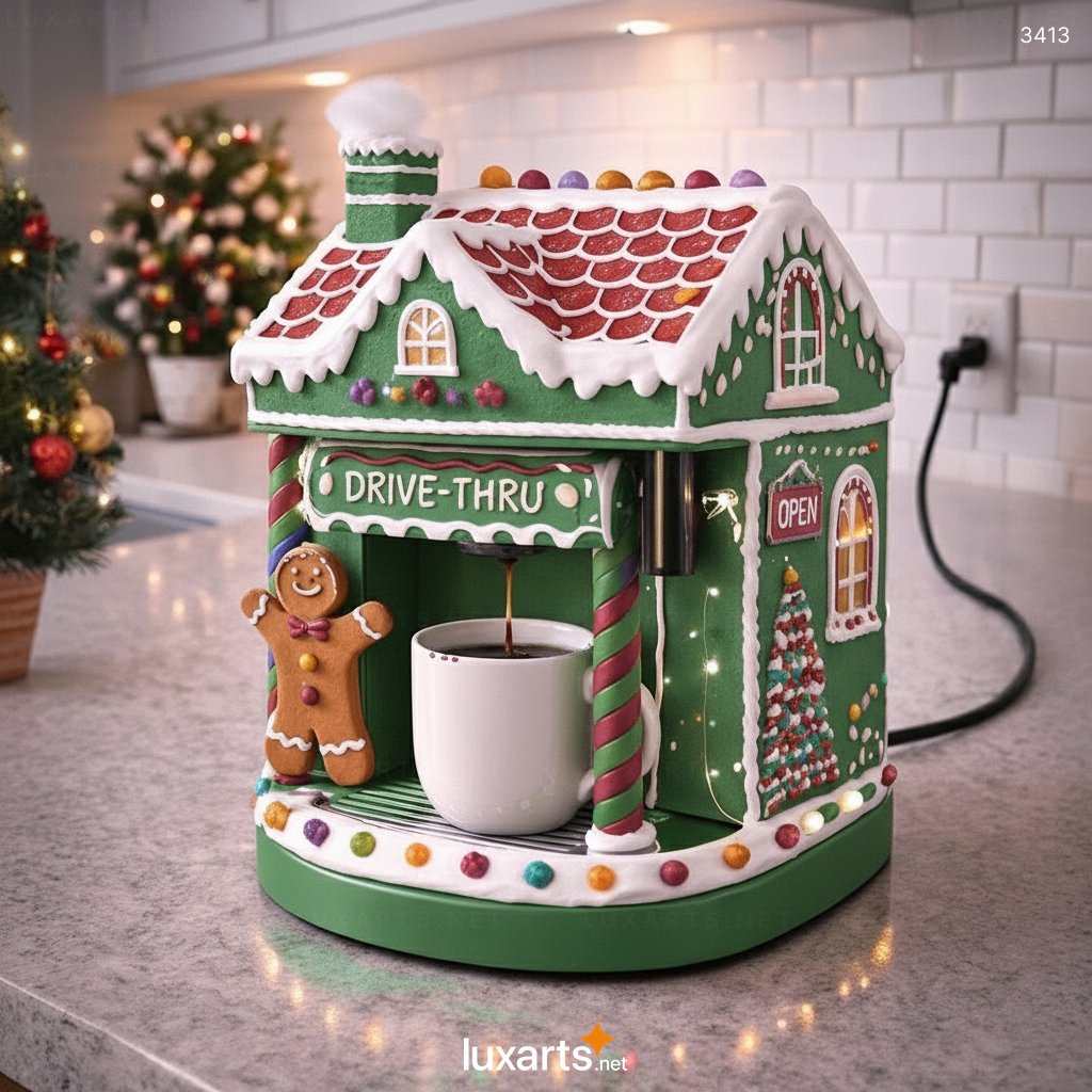 Gingerbread House Shaped Coffee Maker: A Whimsical Holiday Addition to ...