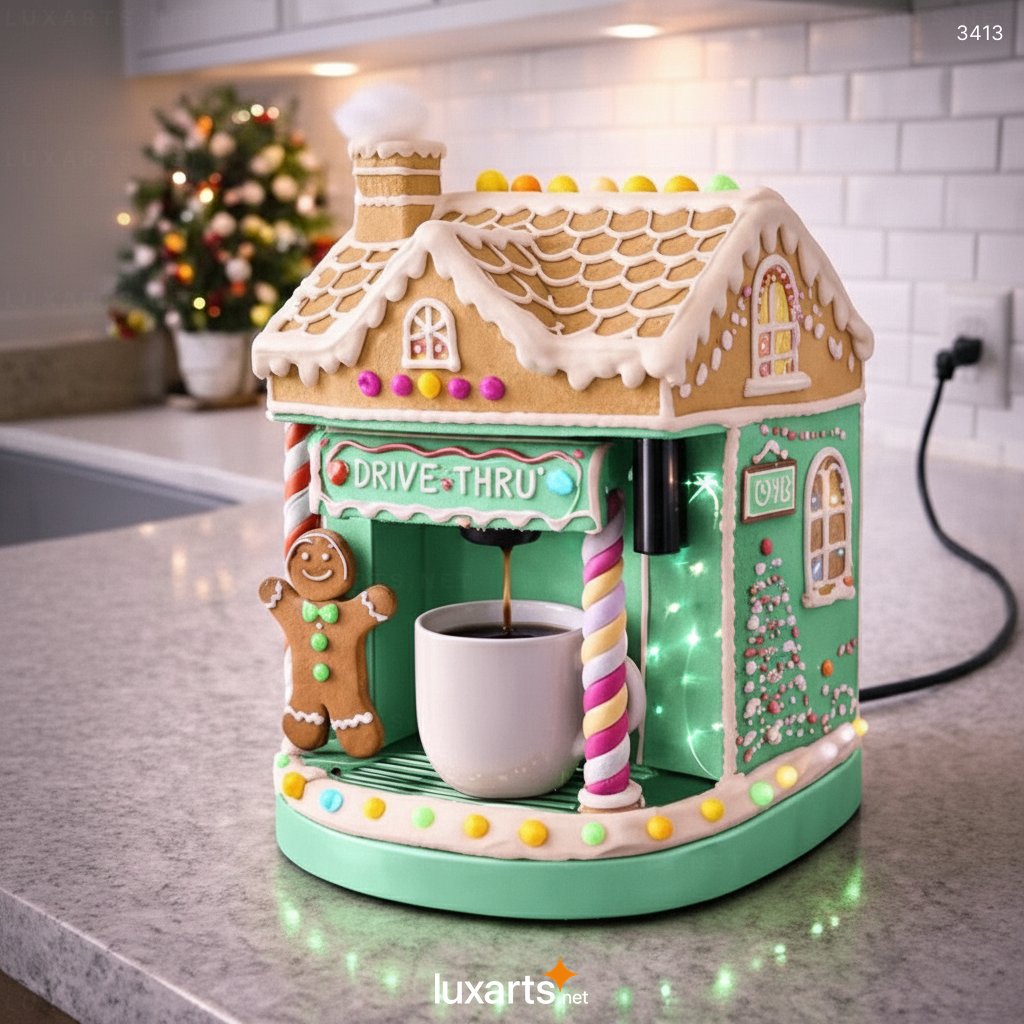 Gingerbread House Shaped Coffee Maker: A Whimsical Holiday Addition to ...