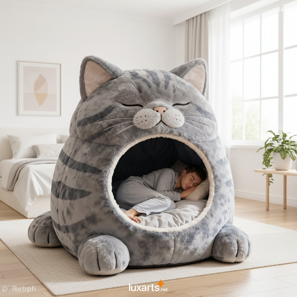 Cat Shaped Lounger Pods: Adorable Feline-Shaped Seating for Kids and ...