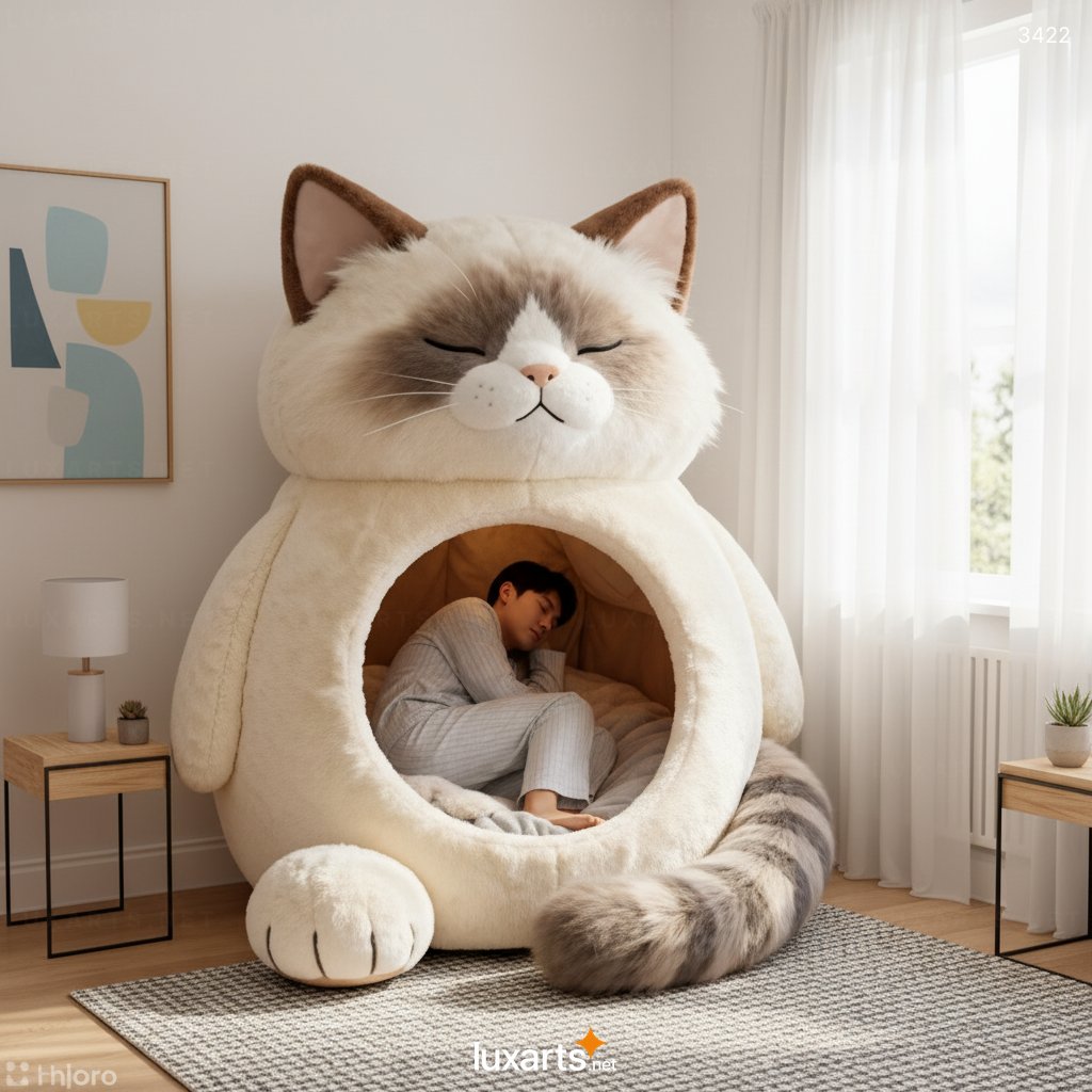 Cat Shaped Lounger Pods: Adorable Feline-Shaped Seating for Kids and ...