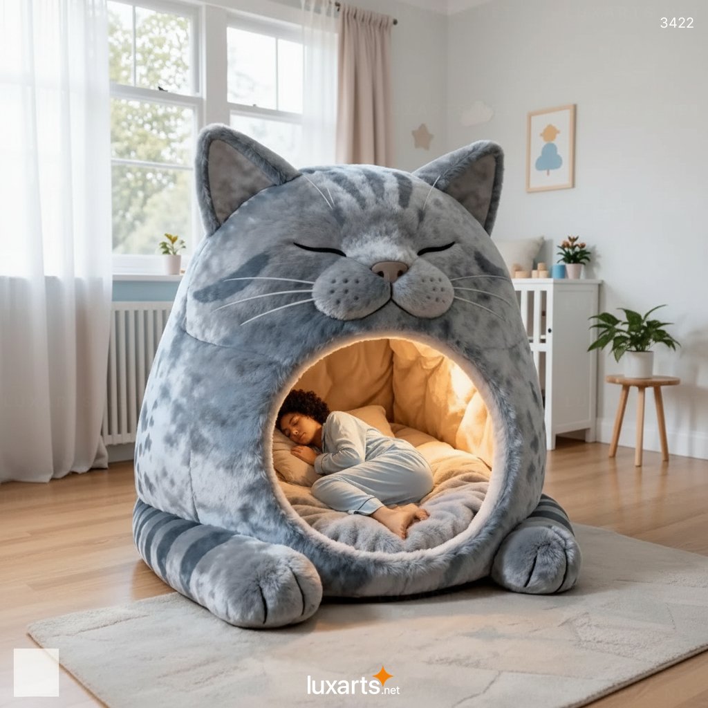Cat Shaped Lounger Pods: Adorable Feline-Shaped Seating for Kids and ...