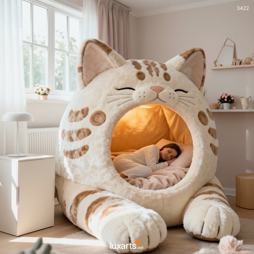 Cat Shaped Lounger Pods: Adorable Feline-Shaped Seating for Kids and ...