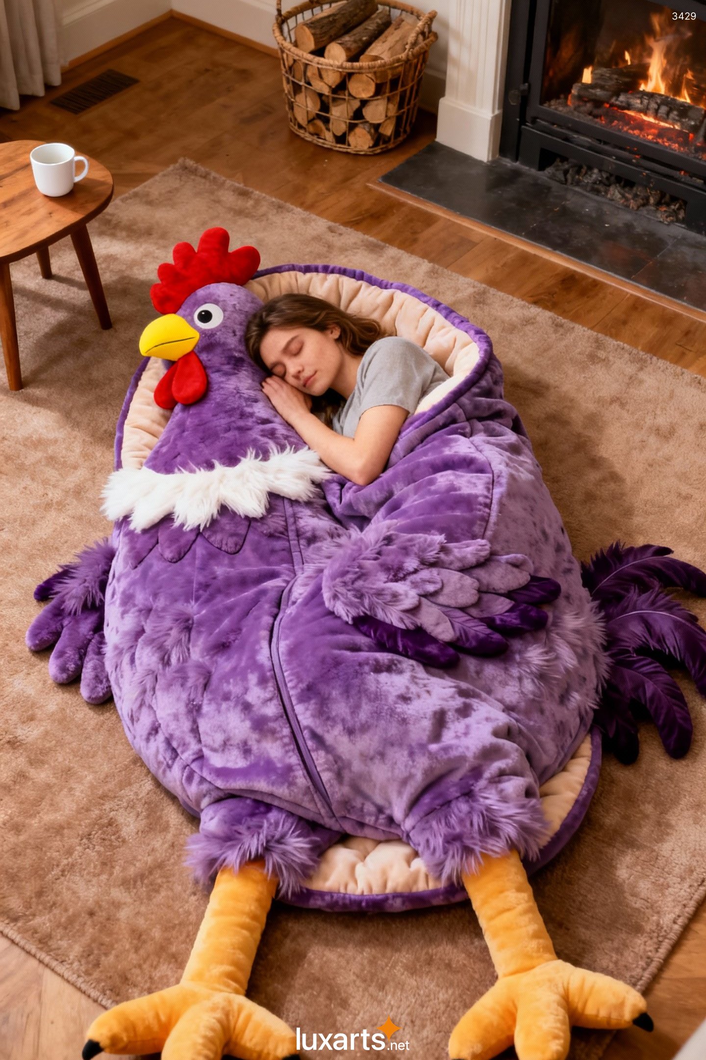 Rooster Shaped Sleeping Bag for Kids and Adults – Soft Comfort for ...