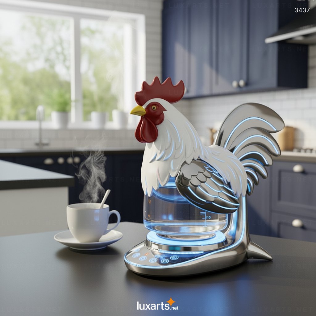 Rooster Shaped Kettle: Creative Home Decor for Farmhouse and Country ...