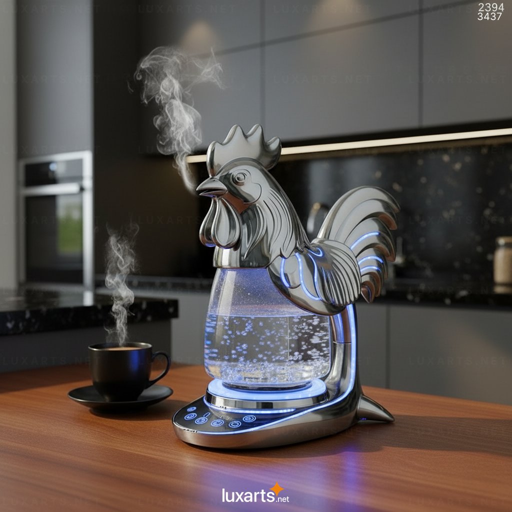 Rooster Shaped Kettle: Creative Home Decor for Farmhouse and Country ...