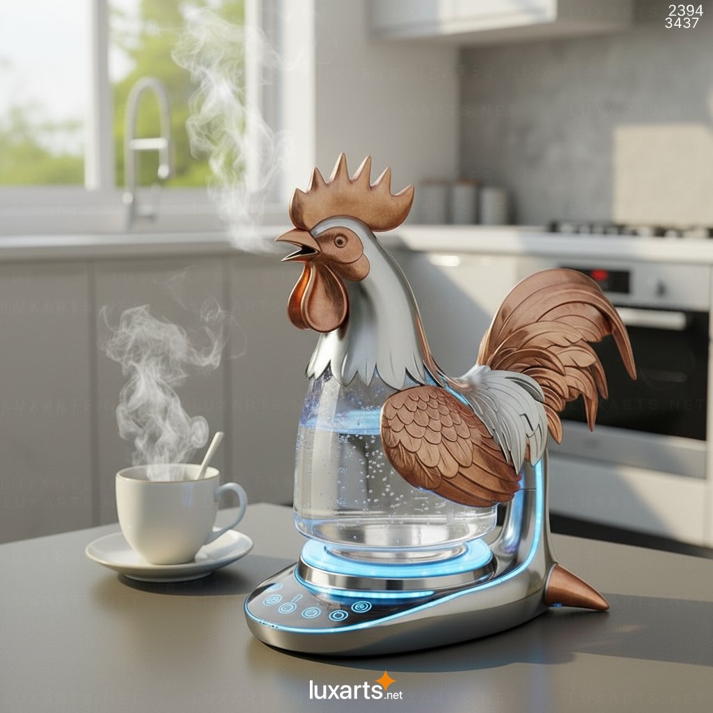 Rooster Shaped Kettle: Creative Home Decor for Farmhouse and Country ...