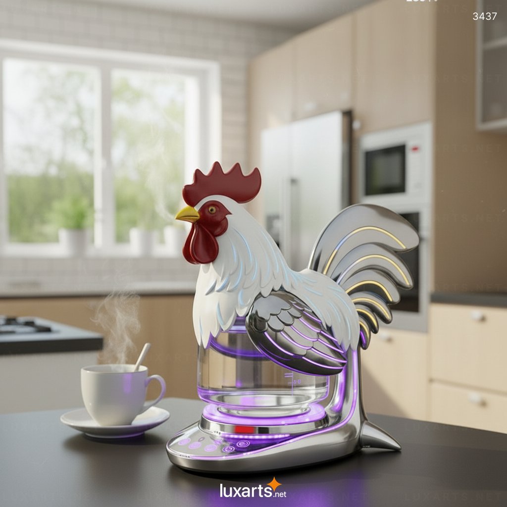 Rooster Shaped Kettle: Creative Home Decor for Farmhouse and Country ...